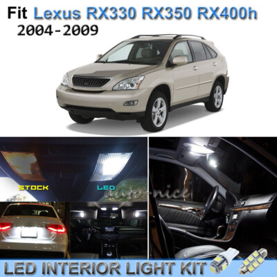 15pcs Bright White Interior LED Lights Package Kit For Lexus RX330 ...