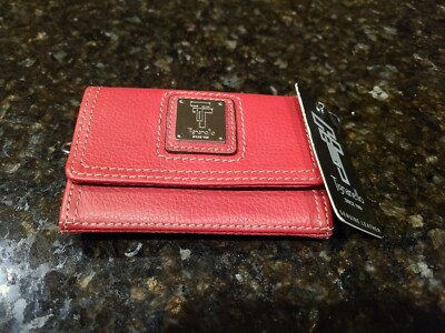 Tignanello Small Wallet Cards/coins Red Leather new with tag | eBay
