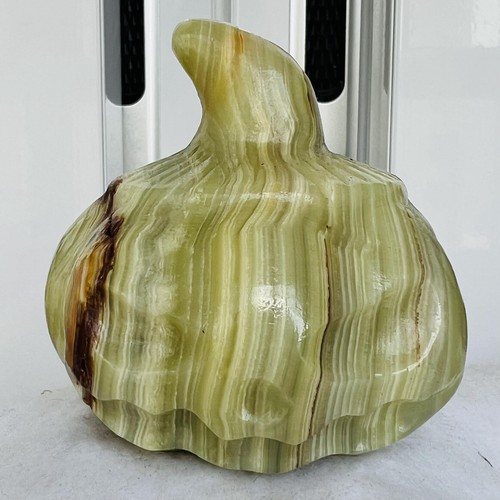Natural Polished Afghan Jade Pumpkin Head Carving Crystal Mineral ...