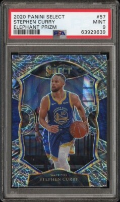 2020 Panini Select Stephen Curry Elephant Prizm SSP #57 PSA Grade 9 | eBay