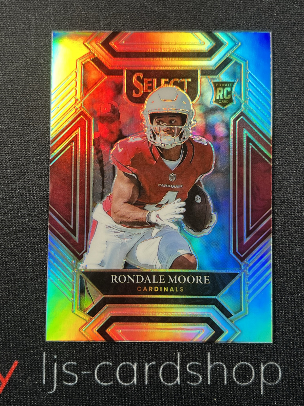 2021 Select Rondale Moore RC Rookie #258 Club Level Silver Prizm ...