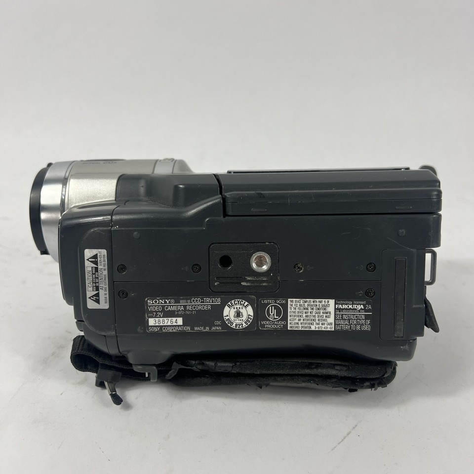 Sony Handycam CCD-TRV108 Hi-8 Analog Camcorder Broken Defective For ...