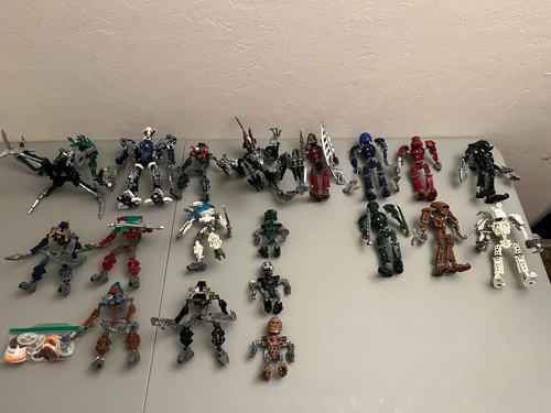 LEGO BIONICLE 2004 Sets lot. All LEGO Bionicle figures are 100% ...