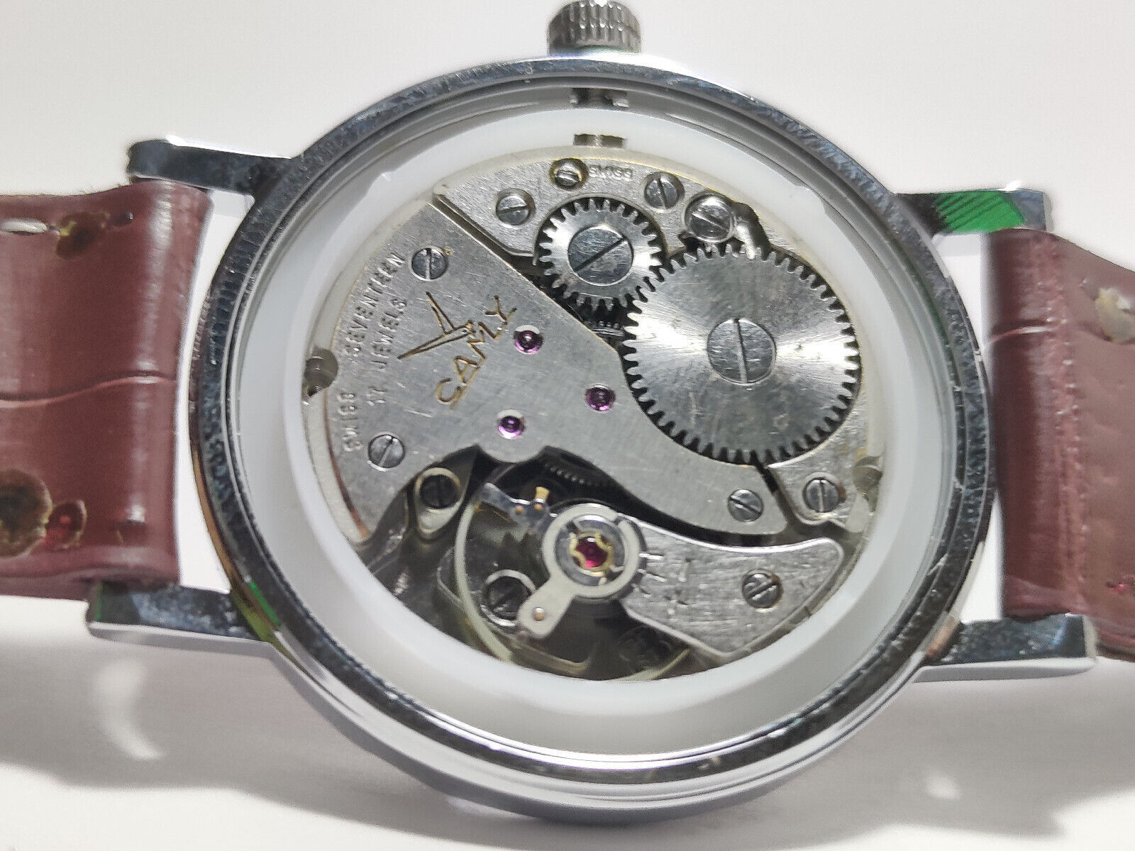 Vintage+Camy+Mechanical+Hand+Winding+Movement+Analog+Dial+Watch+L205 ...