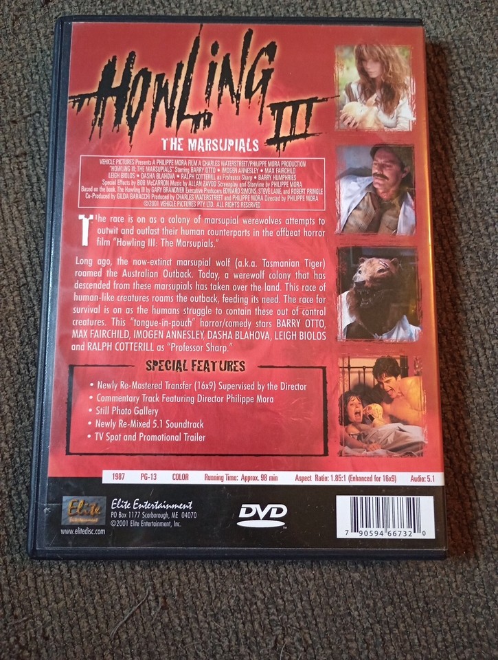HOWLING 3 the Marsupials 2001 790594667320| eBay