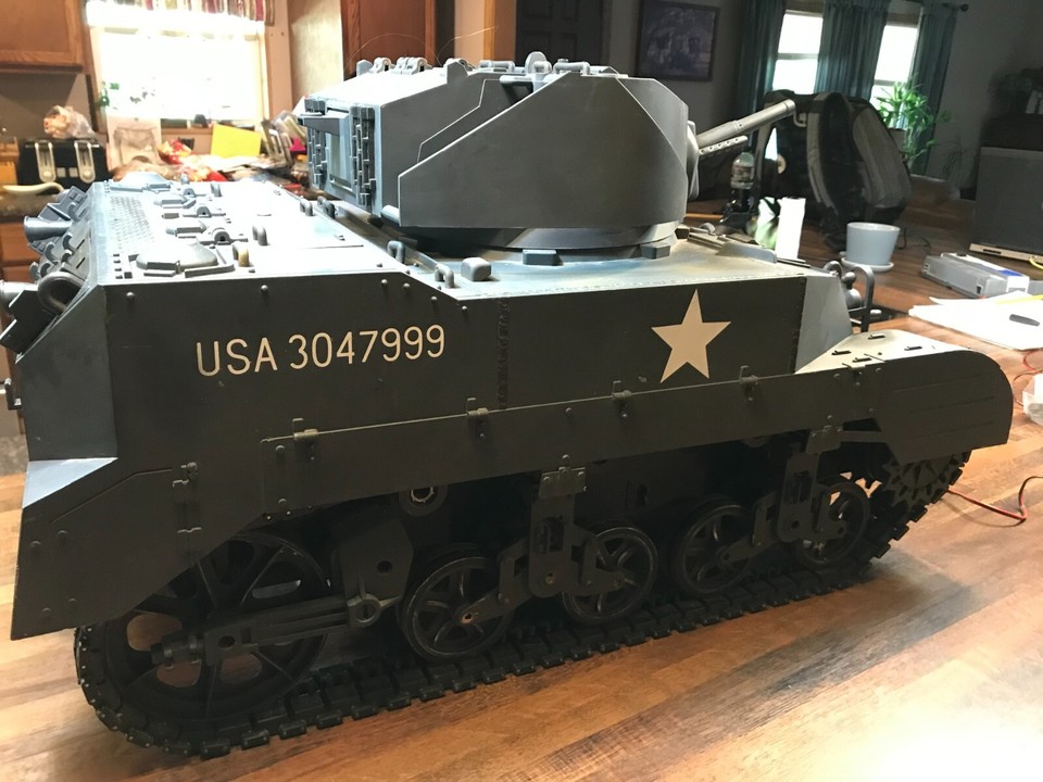 21st Century Toys WWII M5 Stuart Tank 1/6th Scale RC NO REMOTE | eBay