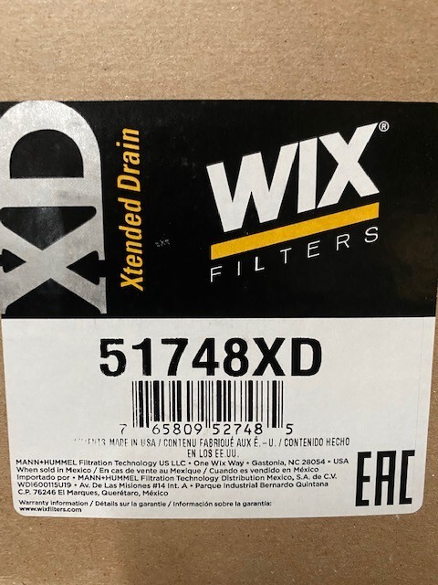 Wix 51748 - cross reference oil filters | oilfilter-crossreference.com