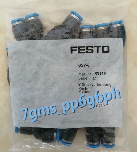 2 PCS NEW FESTO QSY-6 153149 Y type quick plug connector | eBay