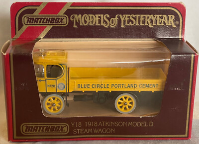 Y18 1918 Atkinson Model D Steam Wagon Models of Yesteryear Blue Circle ...