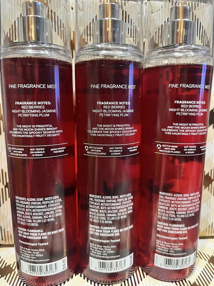 Bath & and Body Works 8 oz Fine Fragrance Mist Spray Halloween VAMPIRE ...