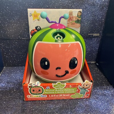 CoComelon NO Spill Musical Bubble Machine Toy 3+ Kids NON-TOXIC | eBay