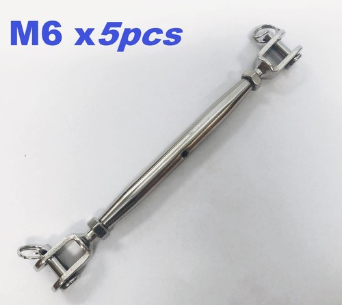 6mm Rigging Screw-JawJaw Turnbuckle Bottle Screw Stainless Steel 316 x ...