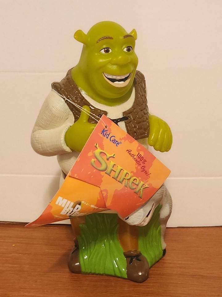 Vintage Shrek 2004 Milld Bubble Bath Bottle W/Shrek & Donkey W/tag | eBay