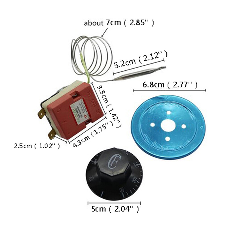 Oven Temperature Switch Thermostat Adjust Knob Temperature Controller ...