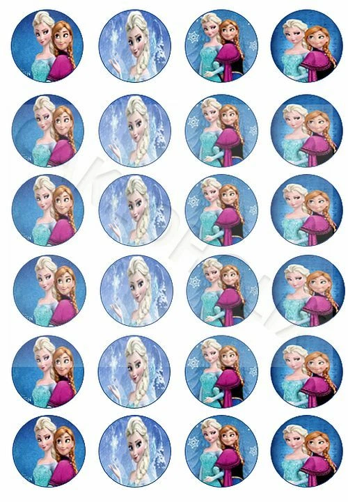 Free Printable Frozen Cupcake Toppers