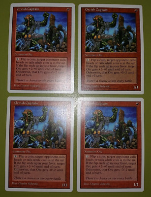 Orcish Captain x4 5th Fifth Edition 4x Magic the Gathering MTG | eBay