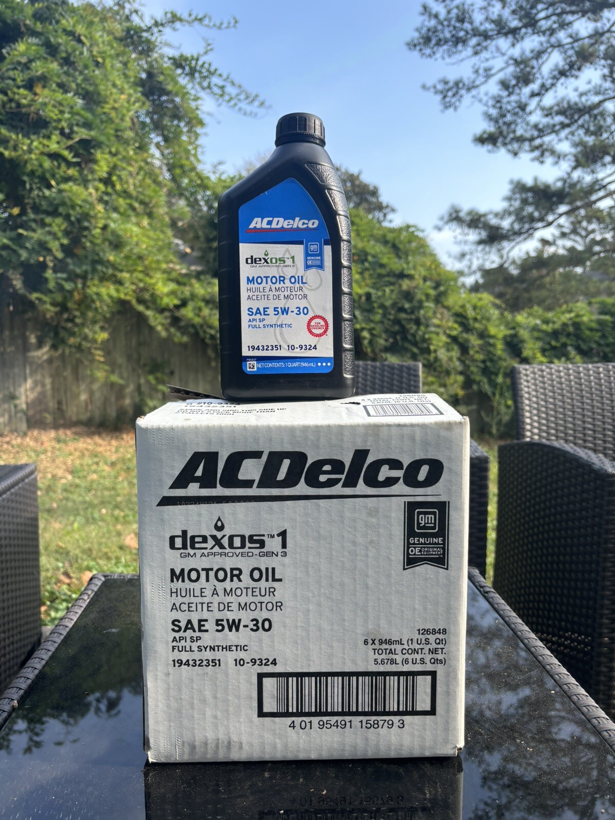 AC Delco Full Synthetic Dexos 5W-30 Motor Oil (Case of 6 QT) 19432351 ...