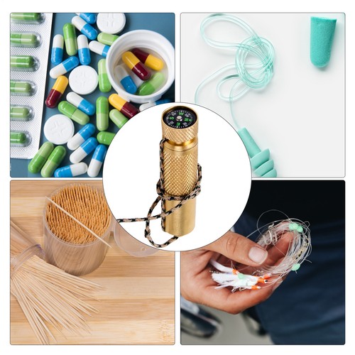 Match Case Camping Match Jar Metal Match Carrying Box Survival Match ...