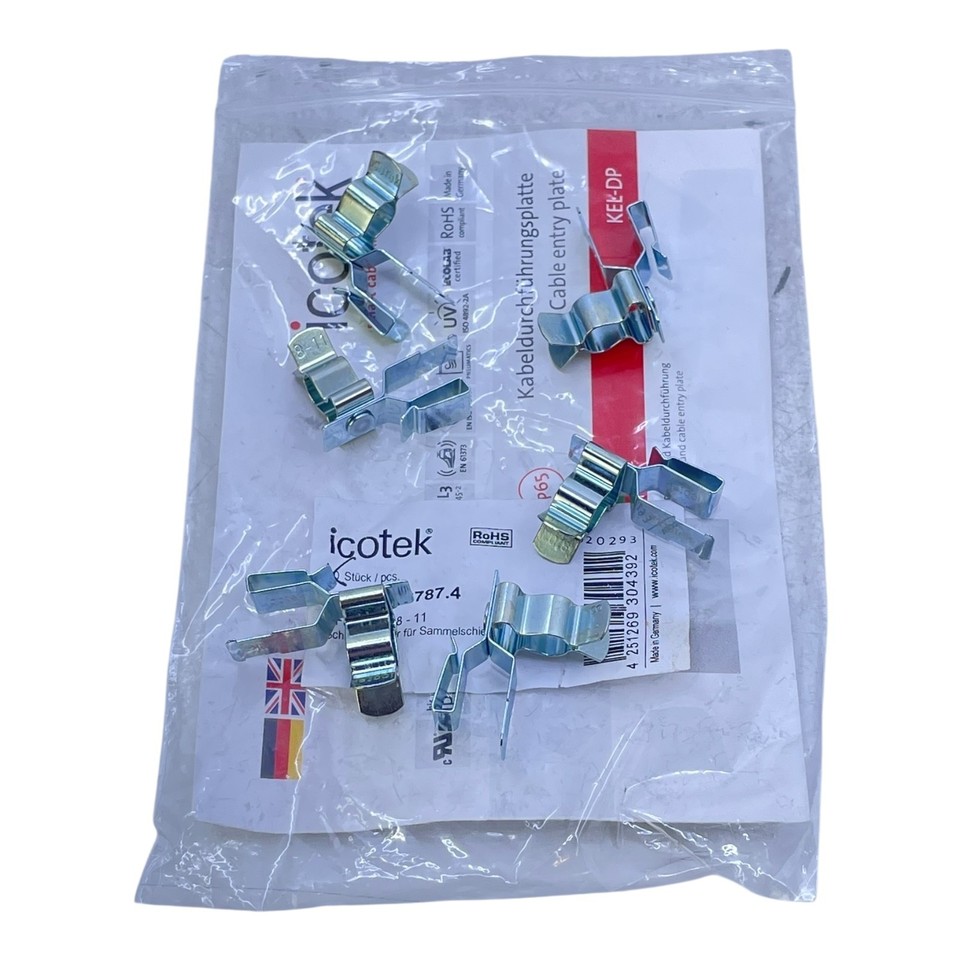 icotek Mounting Clip PFSZSKL8-11 for KEL-DP 30274 VE: 6 pieces ...
