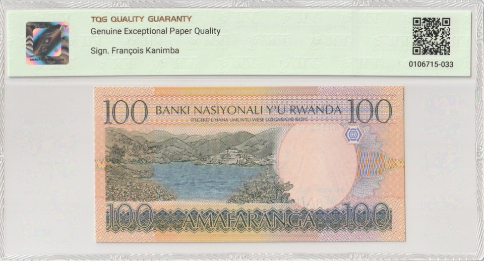 2003 Rwanda 100 Francs Pick#29b 66 EPQ Gem UNC | eBay