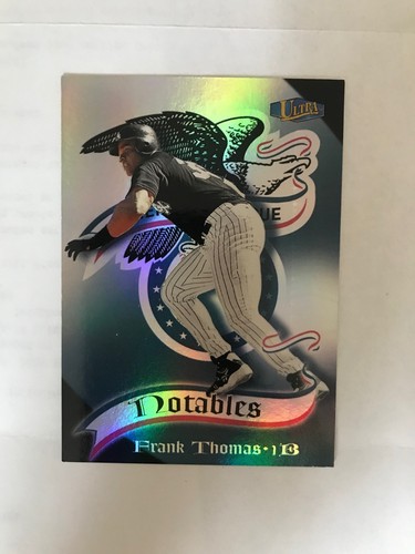 1998 Fleer Ultra Notables 20 card set includes Thomas, Griffey, McGwire ...