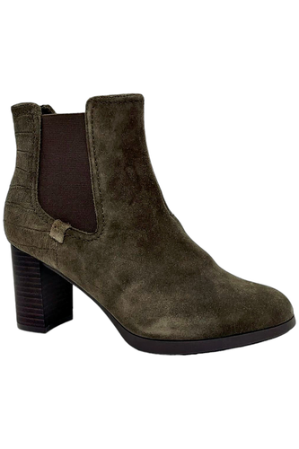 Clarks Collection Leather Ankle Boot Bayla Rose Slate | eBay