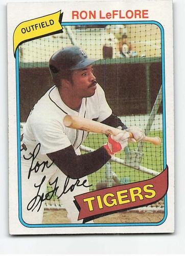 1980 Topps #80 Ron LeFlore EX/NM Tigers ID:114435 | eBay