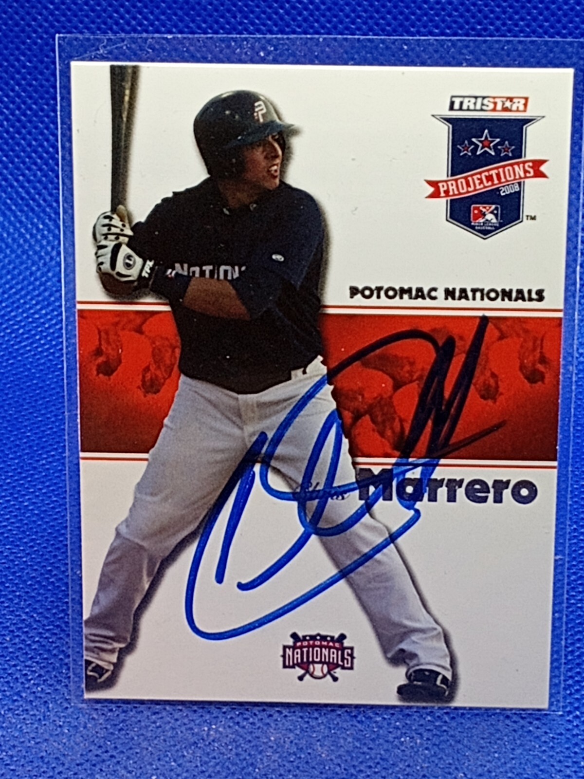 AUTOGRAPH AUTO Chris Marrero 2008 TriStar Projections #174 | eBay