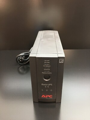 APC BK500BLK Back-UPS CS 500VA 300W 120V 6-Outlet | eBay