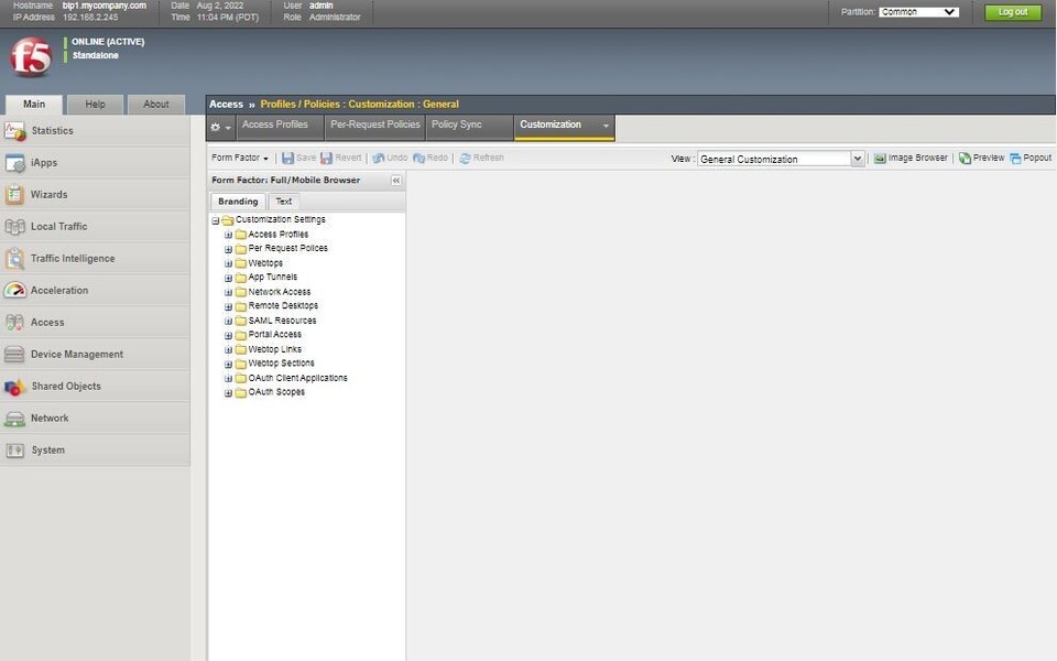 F5-BIG-LTM-i2800 Load Balancer v 17.1.X w/ SSL License +Support, Wty ...
