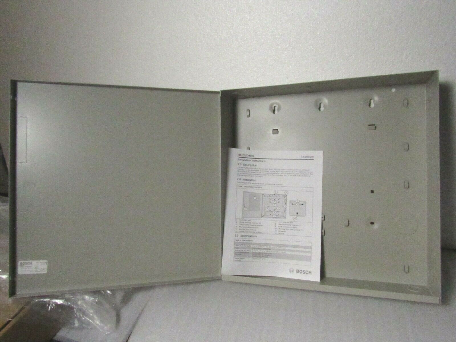Bosch D8103 Intrusion Alarm System Enclosure Gray Steel [CTSA] | eBay