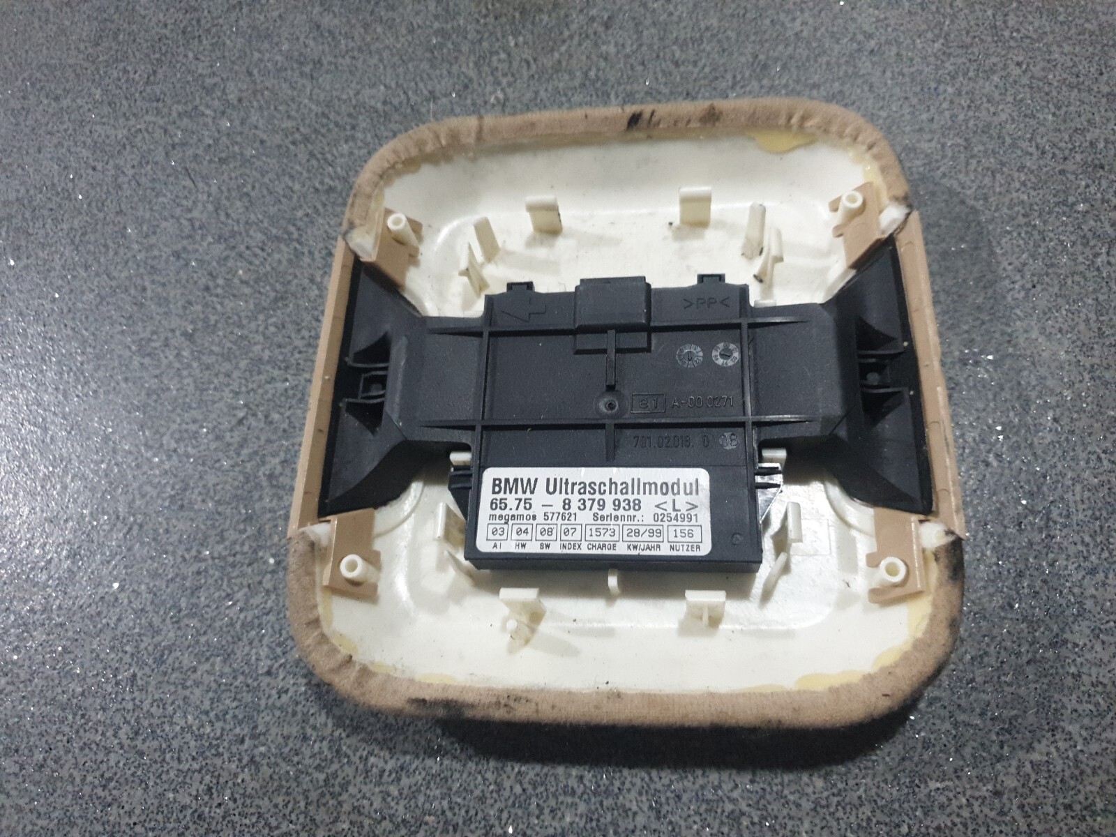 8379938 BMW E39 E38 E46 3 5 7Series Rover 75 Roof Ultrasonic Module ...