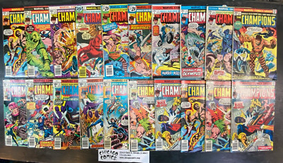 Champions #1-17 COMPLETE SERIES SET!!! Marvel Comics 1975 GD-FN | eBay