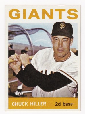 CHUCK HILLER 1964 Topps Baseball # 313 San Francisco Giants Ex Plus ...