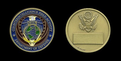 Challenge Coin - DoD Counterintelligence Field Activity (CIFA) | eBay
