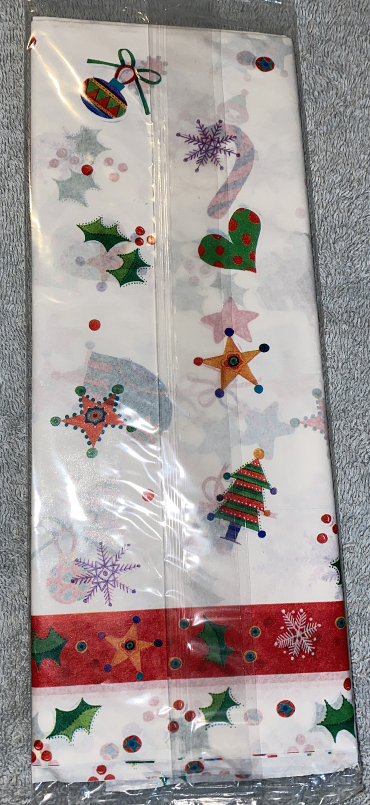 Vtg Carlton Cards Christmas Tissue Paper 5 Sheets NOS Christmas | eBay