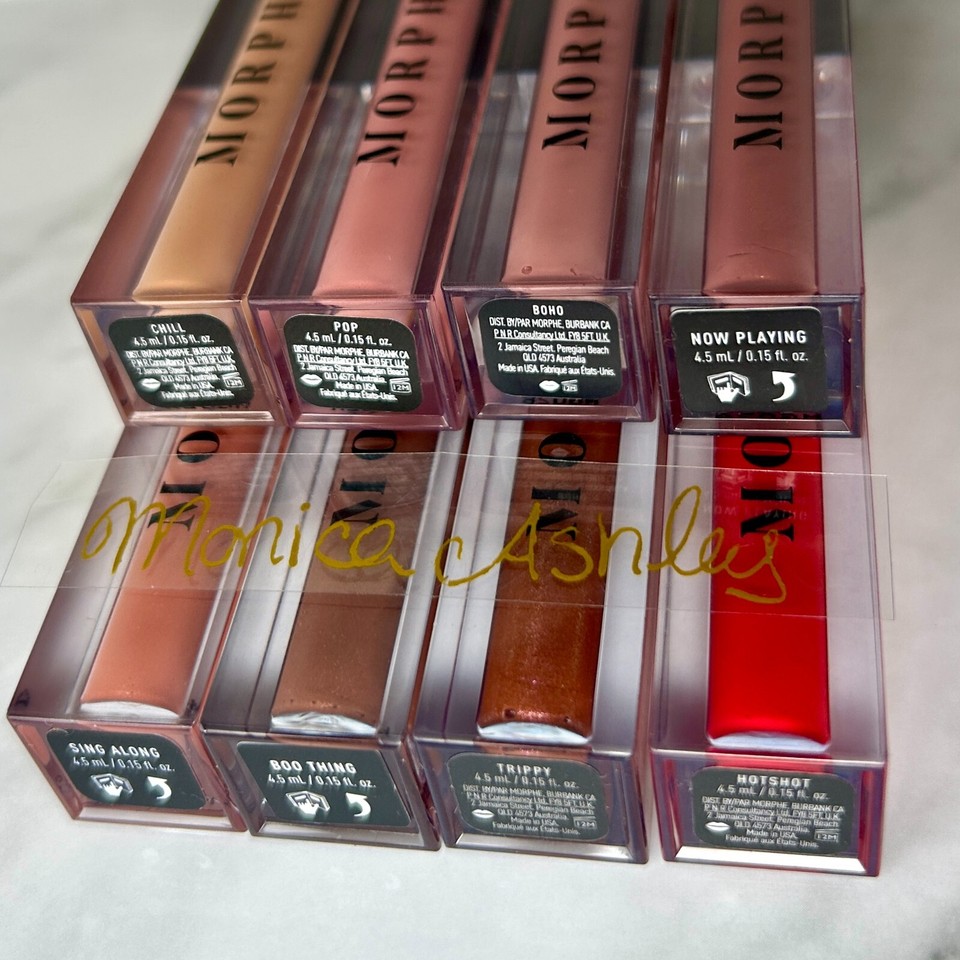 New Morphe Lip Gloss *CHOOSE Color* Full Size 4.5ml ~ RARE Boho, Trippy ...