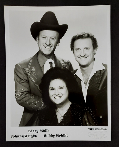1970s Kitty Wells Johnny Bobby Wright Country Singers Opry Press Photo ...