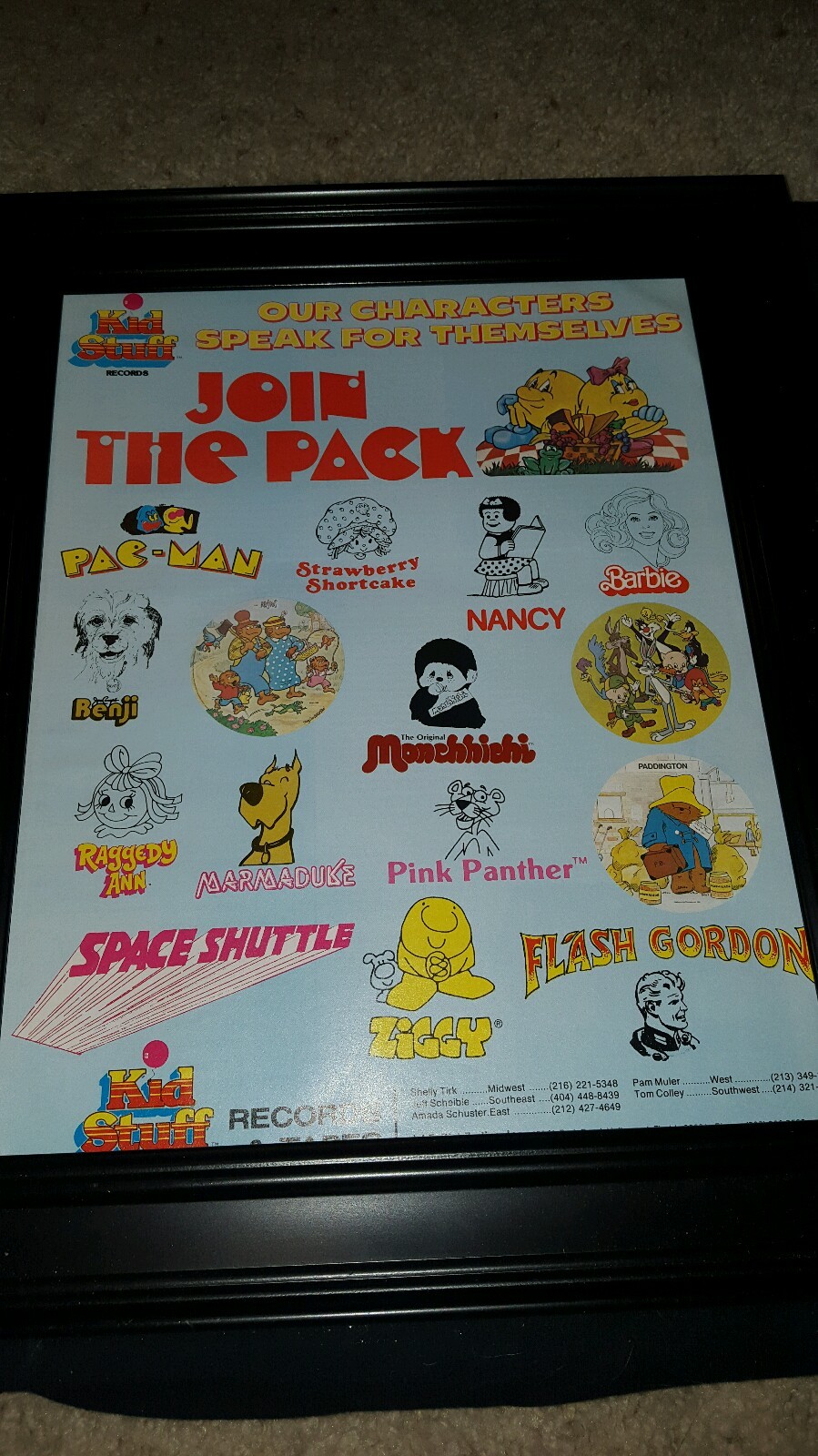 Kids Stuff Records And Video Pac Man Rare Original Promo Poster Ad ...