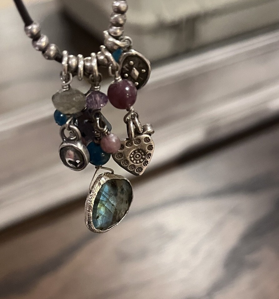 Sundance Catalog Perfectly Charmed Peyote Bird leather & 925S Gemstone ...