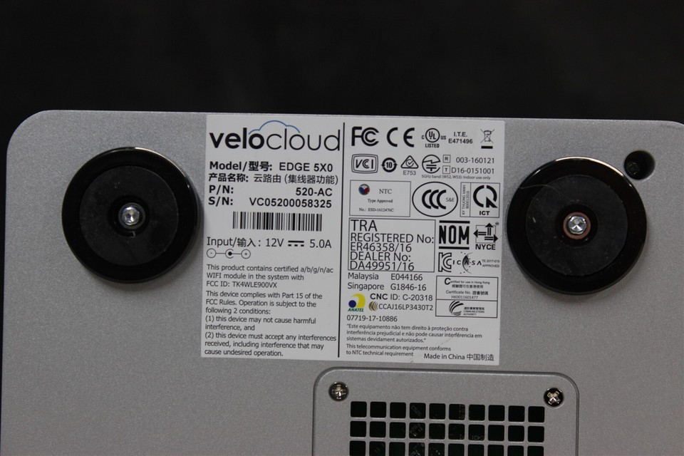 VELOCLOUD EDGE 5X0 520-AC WIRELESS GATEWAY | eBay