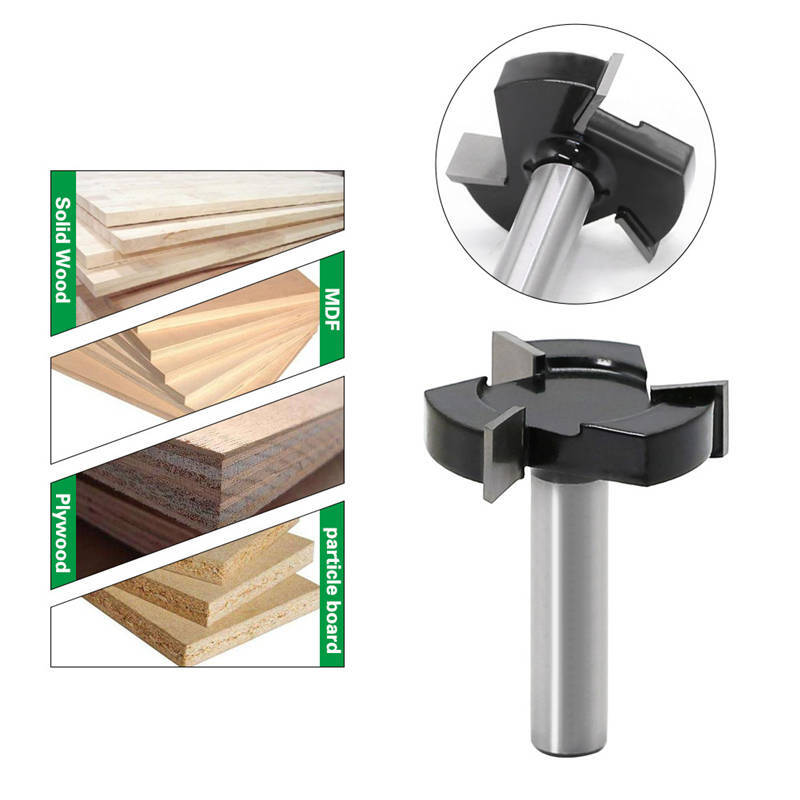 CNC Spoilboard Surfacing Router Bit 1/2 Inch Shank Slab Flattening ...