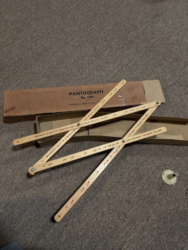VINTAGE PANTOGRAPH No. 1291 for enlarging & reducing -- includes original box | eBay