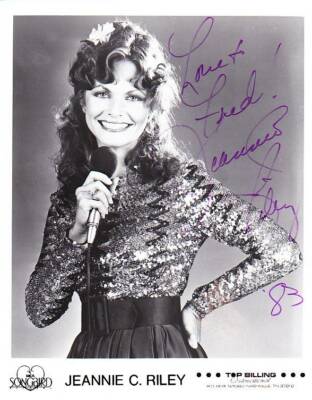 JEANNIE C. RILEY ORIGINAL AUTOGRAPH SIGNED 8x10 PHOTO | eBay