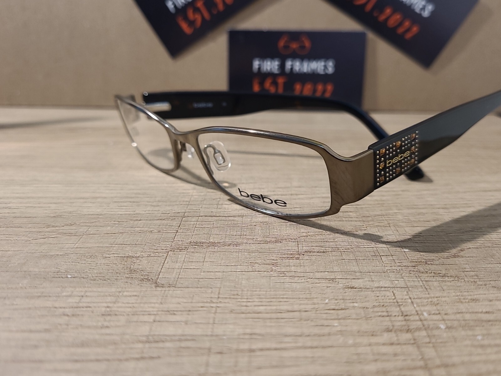 Bebe AMAZED BB5013 003 SMOKED TOPAZ EYEGLASSES FRAMES BEBE GLASSES 51 ...