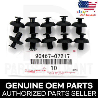 GENUINE Toyota Lexus OEM Engine Cover Shield Clips 90467-07217 [ Set of ...