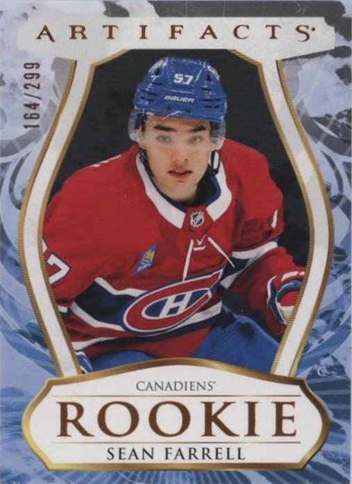 2023-24 Upper Deck Artifacts - Rookies Sean Farrell #186 Copper /299 ...