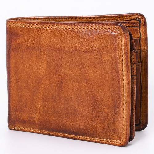 SW Spaghetti Western Swc442Tan Wallet Vintage Handmade Drum Dyed ...