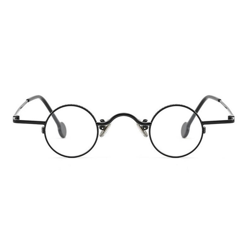 Small Round Retro Reading Glasses Metal Glasses Frame Rx-able Mens ...