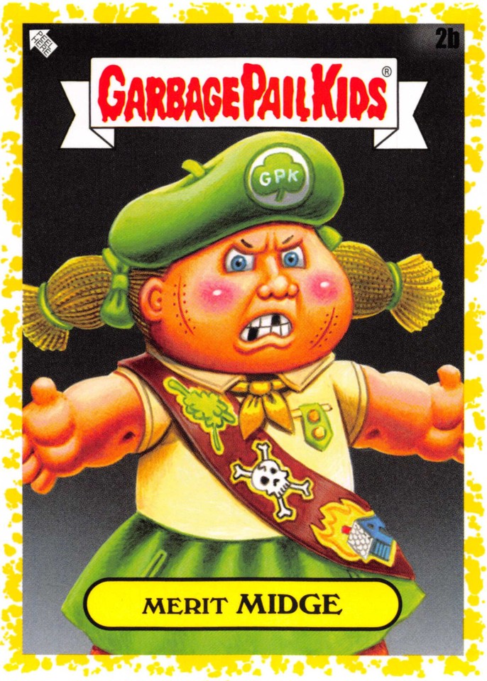 2024 SERIES 1 GARBAGE PAIL KIDS AT PLAY PICK-A-CARD YELLOW BORDER ...